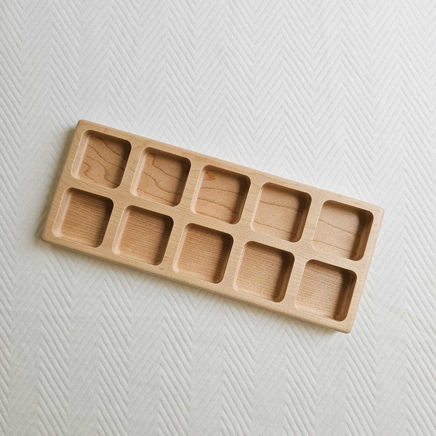 Ten Frame Sensory Plate / Tray – Woodmarkph
